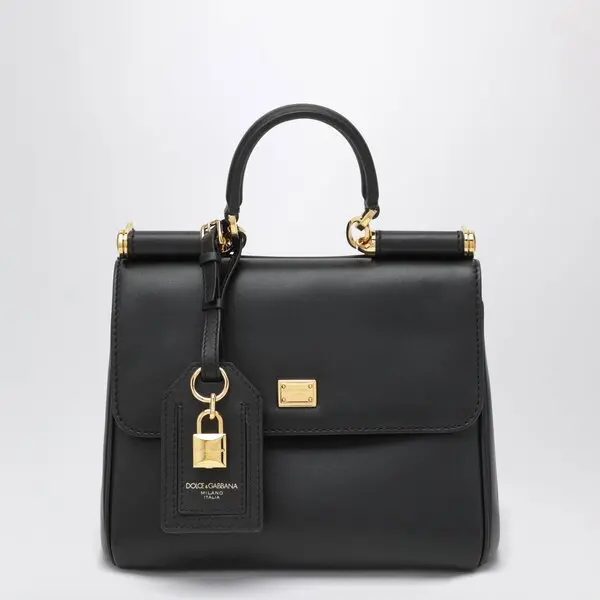 Dolce & Gabbana My Sicily" Leather Shoulder Bag - Black