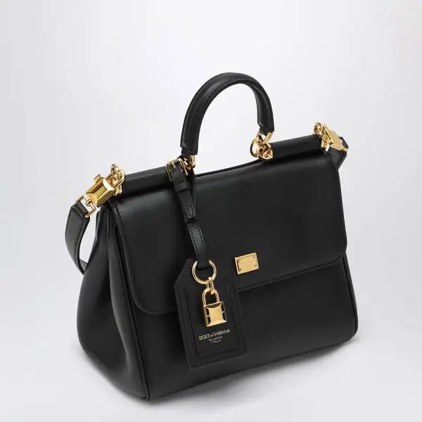 Dolce & Gabbana My Sicily" Leather Shoulder Bag - Black