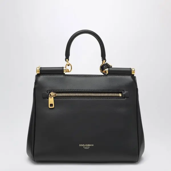 Dolce & Gabbana My Sicily" Leather Shoulder Bag - Black