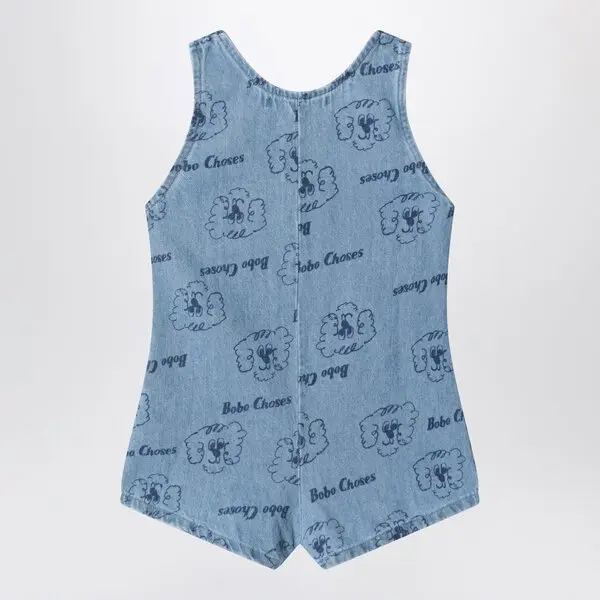 BOBO CHOSES Pickles The Dog Denim Romper