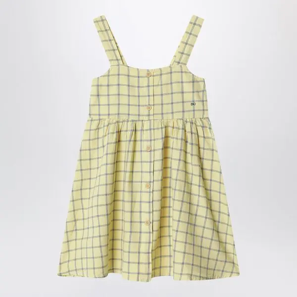 BOBO CHOSES Dress With Check Pattern - Yellow