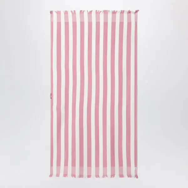 TEKLA White Striped Beach Towel