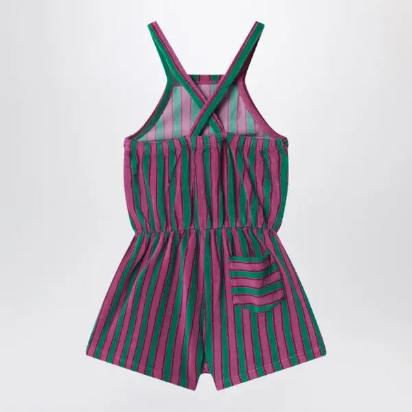 BOBO CHOSES Striped Terry Jumpsuit
