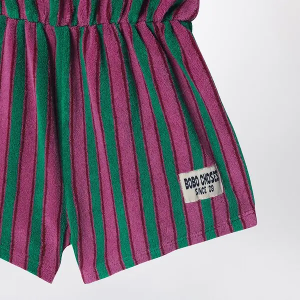 BOBO CHOSES Striped Terry Jumpsuit
