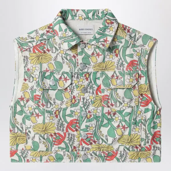 BOBO CHOSES Cotton Floral Vest - Multicolor