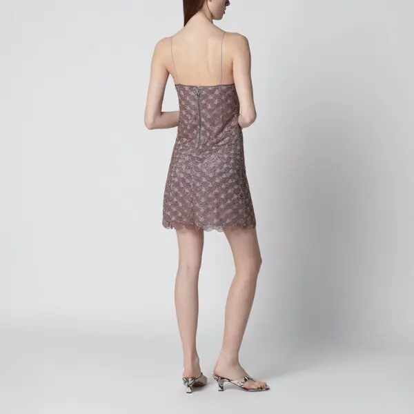 ROTATE BY BIRGER CHRISTENSEN Sequin Mini Dress - Grey