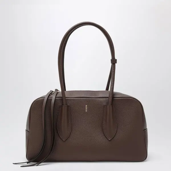 NOESI Betty Bag In Grained Leather - Brown