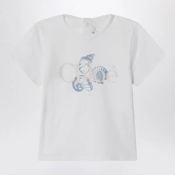 Chloé T-shirt With Logo Print - White
