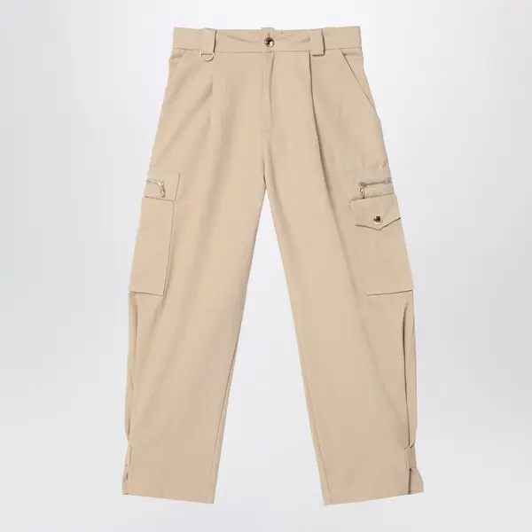Chloé Cotton Cargo Pants - Beige