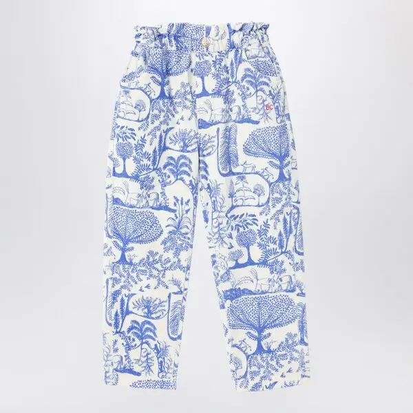 BOBO CHOSES Wonderland Corduroy Trousers - White
