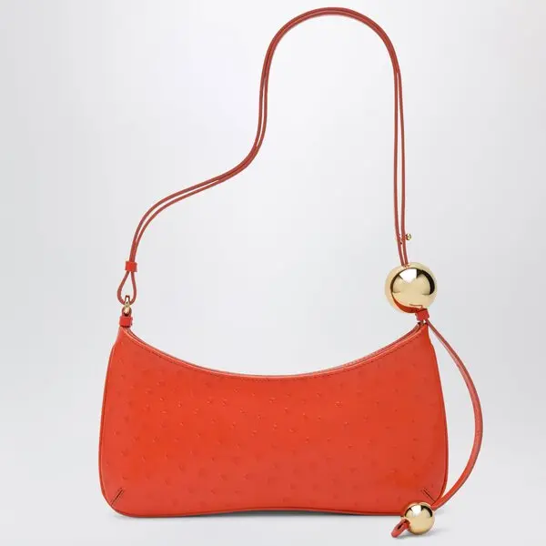 Jacquemus Le Bisou Perle Embossed Tote - Red