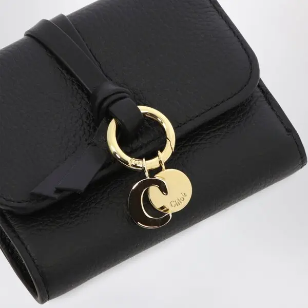 Chloé Small Alphabet Trifold Wallet - Black