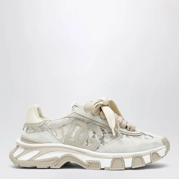 Dolce & Gabbana Dg Country Road Lace Sneakers - White