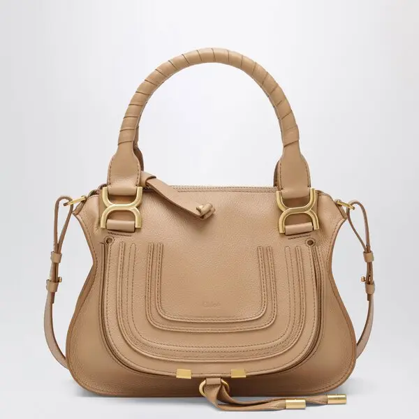 Chloé Marcie Top-handle Bag - Beige