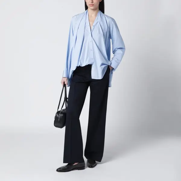 PT TORINO Francoise Cotton Blend Trousers
