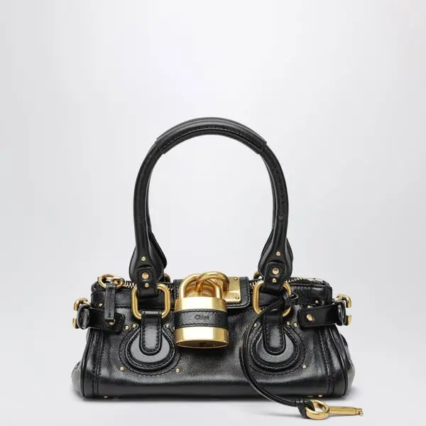 Chloé Small Paddington Leather Bag - Black
