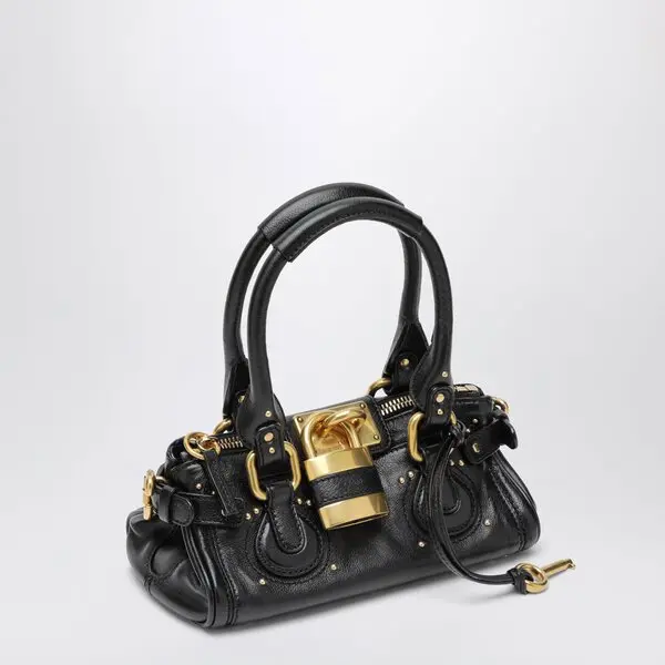 Chloé Small Paddington Leather Bag - Black