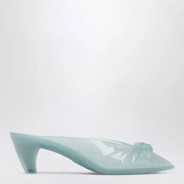 Chloé Jelly Clogs In Tpu - Light Blue