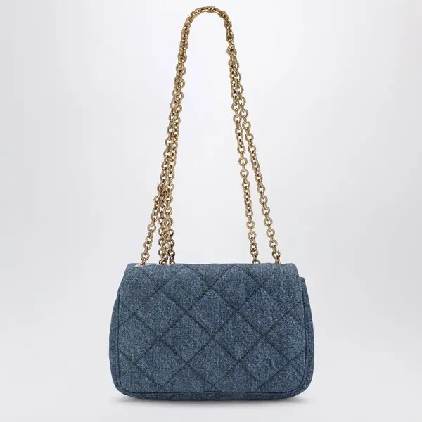 Chloé Heritage Small Quilted Denim Shoulder Bag