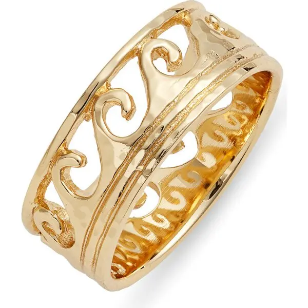 KIARA BY KI-ELE Lanikai Waves Ring - Gold