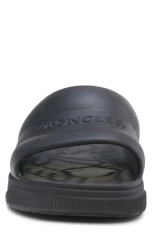 Moncler Logo Slide Sandal - Black