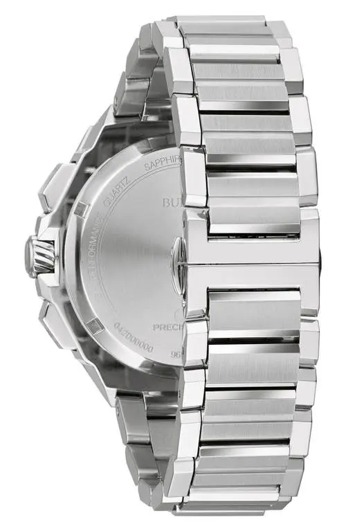 Bulova Series X Chronograph Bracelet Watch - Silverone