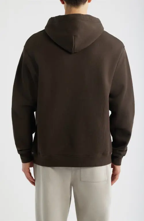 MALBON Fesque Logo Embroidered Hoodie - Brown