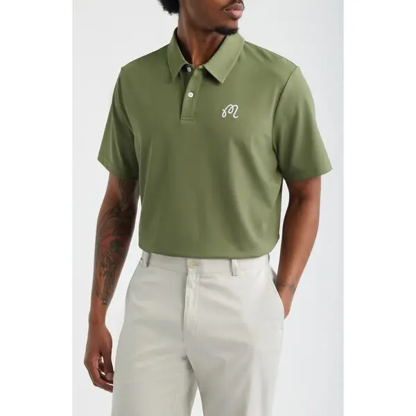 MALBON Fairway Polo - Olivine