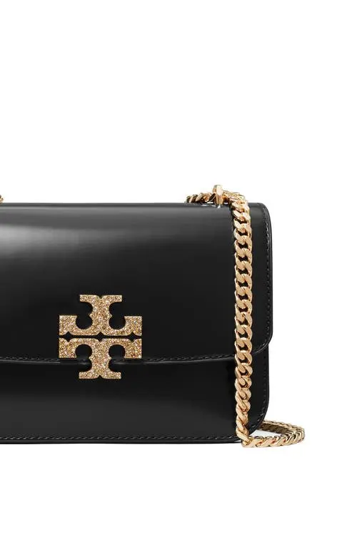 Tory Burch Small Eleanor Pavé Convertible Leather Shoulder Bag