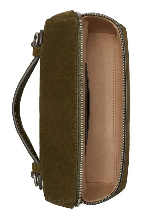 Tory Burch Suede Top Handle Bag - Leccio