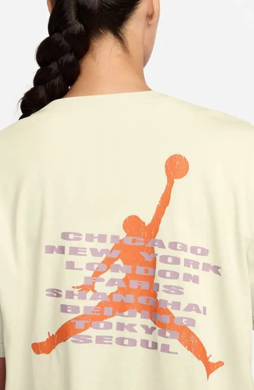 JORDAN World Tour Cotton Graphic T-shirt - 133 Sail