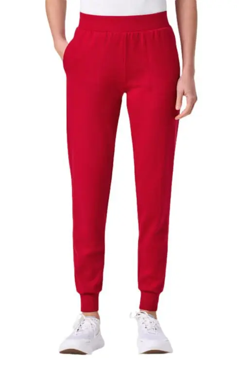 JAANUU Ultralast Essential Performance 6-pocket Scrub Set - Red