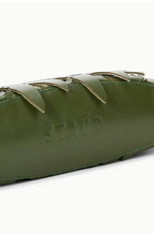 Staud Leather Clutch - Leaf