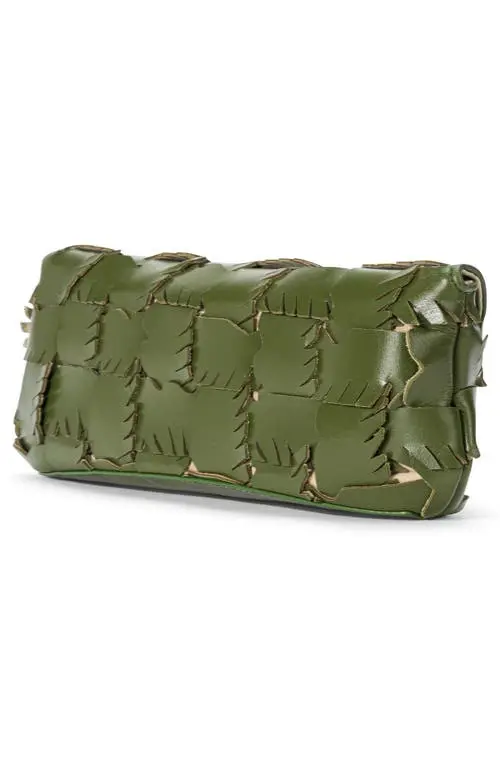Staud Leather Clutch - Leaf