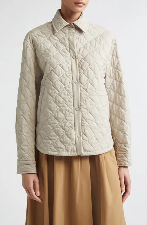 Herno Ecoage Quilted Shirt Jacket - 1985 Champagne