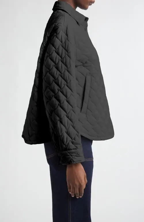 Herno Ecoage Quilted Shirt Jacket - Black