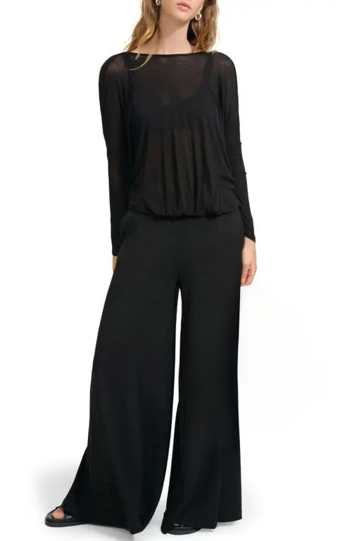 MARCELLA Zadie Wide Leg Jumpsuit - Black