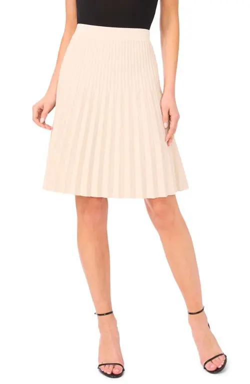 Halogen Pleated Knit Skirt - Birch