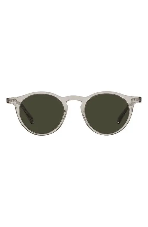 Oliver Spencer 47mm Polarized Round Sunglasses - Gravel
