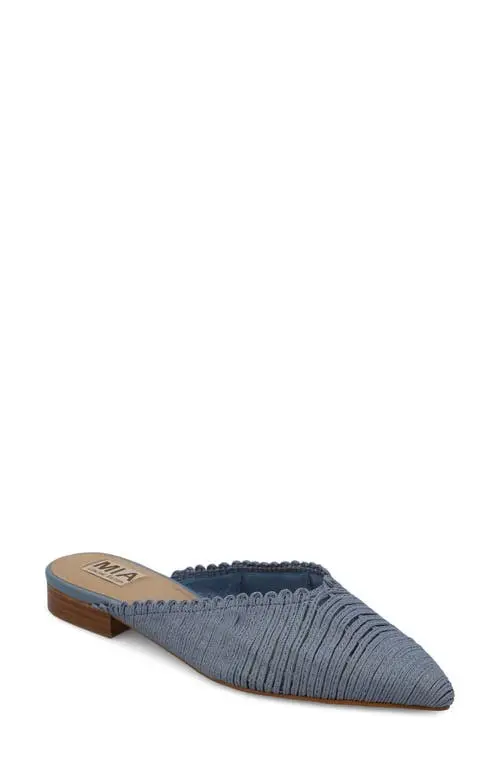 Mia Abia Pointed Toe Mule - Denim