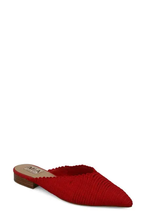 Mia Abia Pointed Toe Mule - Red