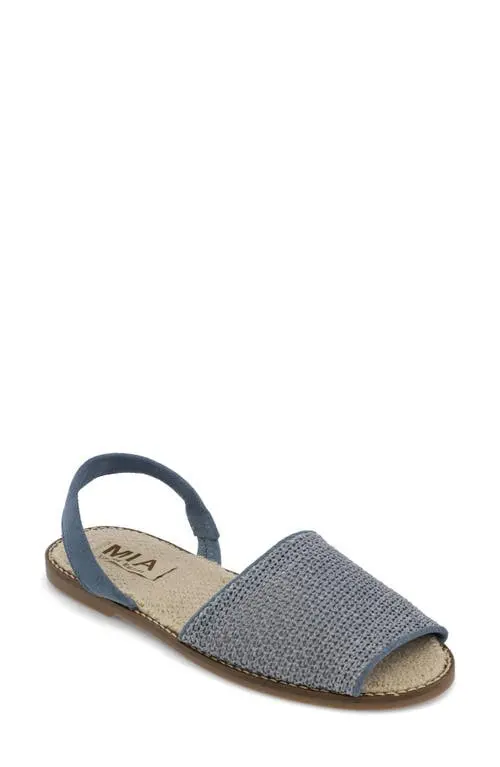 Mia Brazil Slingback Sandal - Denim Woven