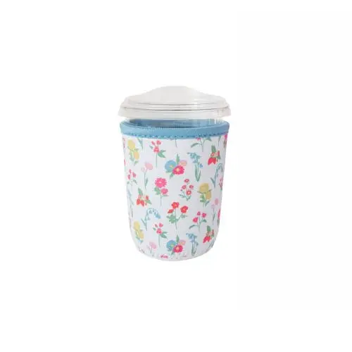 JOLLITY & CO In Bloom Floral Print Beverage Sleeves - Large
