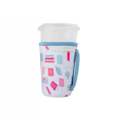 JOLLITY & CO Book Pattern Beverage Sleeve - Medium