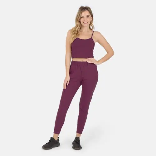 LEZAT Tegan Organic Cotton Cami Tank - Black