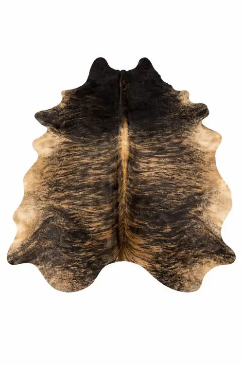 RHACAM Eco Hides Cowhide Rug 7'7" × 5'10" - Brindle