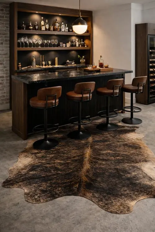RHACAM Eco Hides Cowhide Rug 7'7" × 5'10"