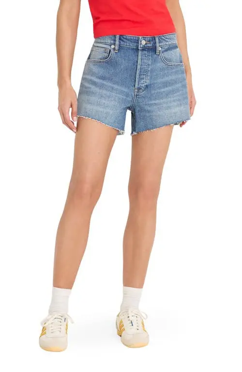 Good American Cutoff Denim Shorts - Indigo1262