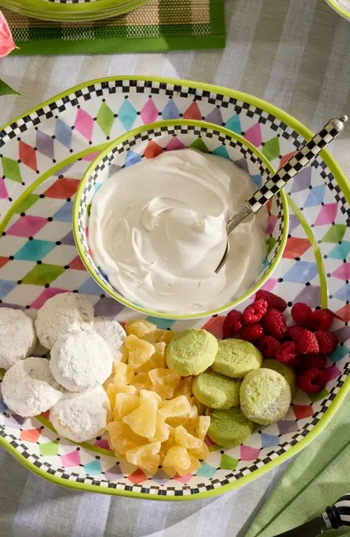 MACKENZIE-CHILDS Palm Springs Set Of 4 Melamine Bowls