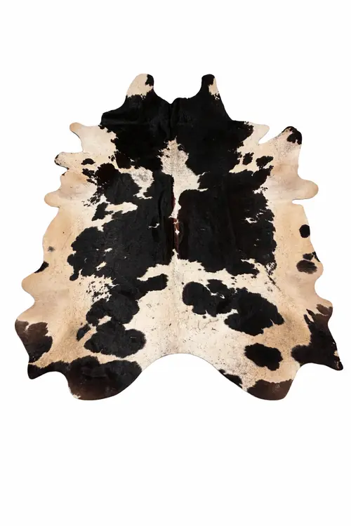 RHACAM Eco Hides Audrey Black And White Cowhide Rug 7'10" × 6'0 - Black/white